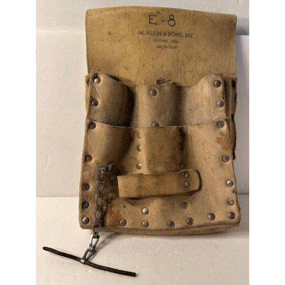 Klein | Accessories | Klein Leather Electricians Tool Belt Pouch 566 ...